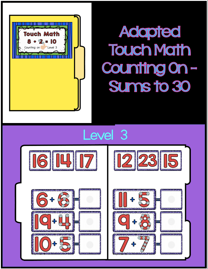 Snowman Adapted Math File Folders (3 Levels) SPED / Autism | Winters ...