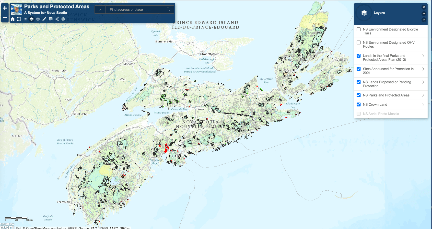 Compiled Maps | Nova Scotia Forest Notes