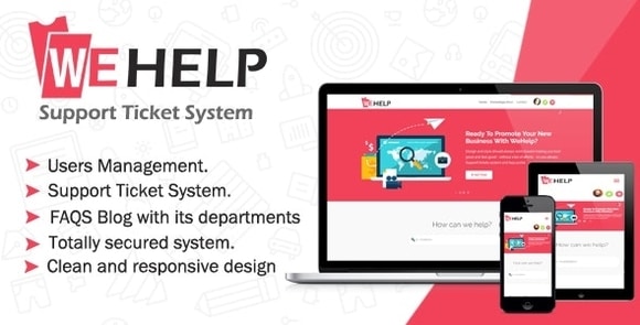 WeHelp v3.7 - Ticket Support System PHP Script Nulled