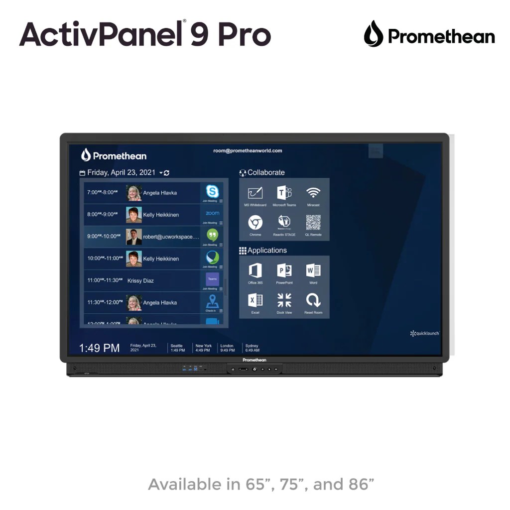 Activpanel 9 Pro Interactive Display New York Blackboard