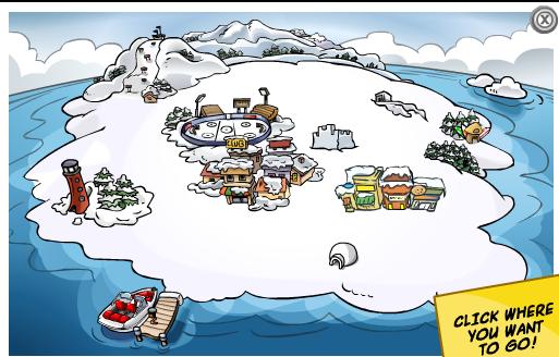 Updated Map-shows theater | Club Penguin