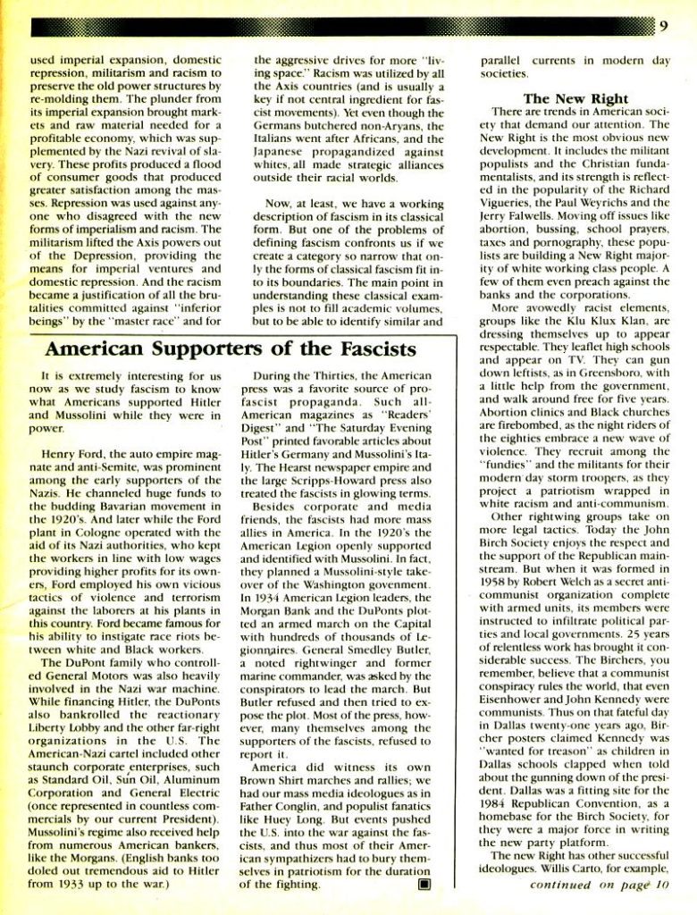 Number 11, November 1984 – OB Rag