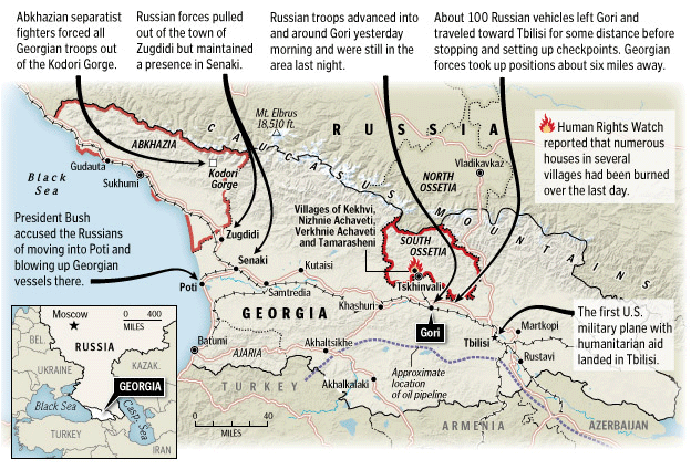 Developments in Georgia-Russia Conflict
