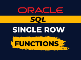 Single Row And Multiple Row Functions In Sql Shripal