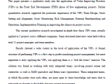 Article Application Of Value Improving Practices Tu Delft Ocw