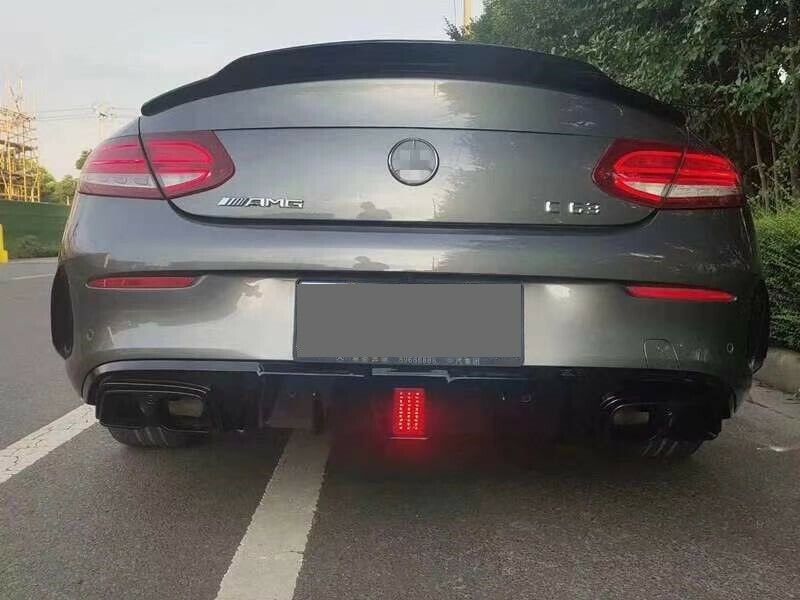 A205/C205 Rear Diffuser w. F1 Light C-CLASS | OEM Extra