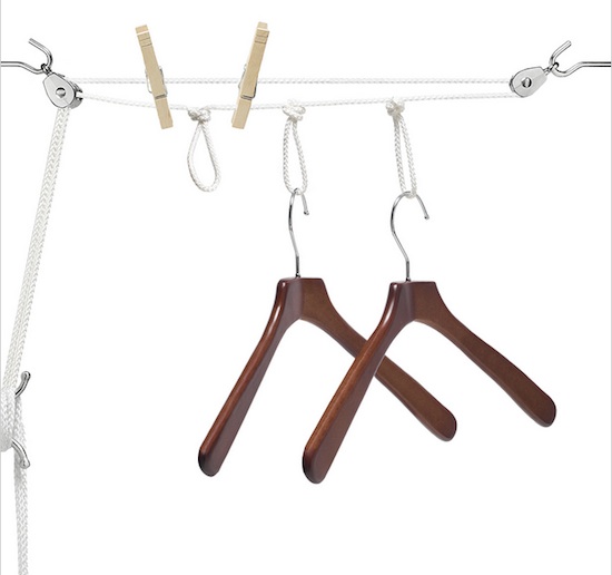 Line dry your clothes indoors and in small spaces • Offbeat Home & Life