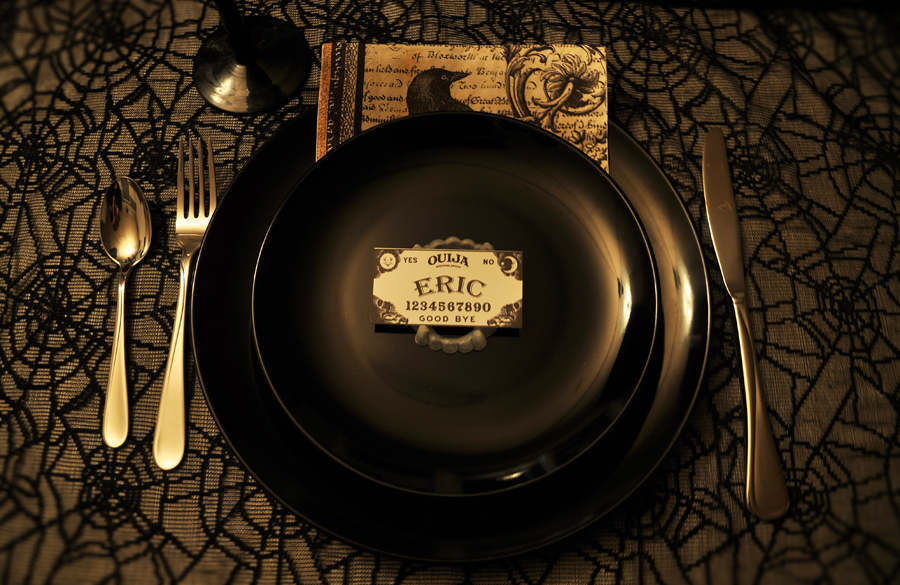 Throw this creepy but elegant goth dinner party
