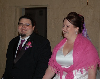 Bailey & Chris Sewing-themed, Texas theater wedding • Offbeat Wed (was ...