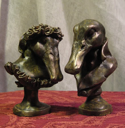 Hand constructed Victorian duck busts as cake toppers • Offbeat Wed ...