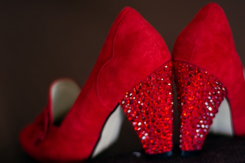 How I made sparkly dream shoes • Offbeat Wed (was Offbeat Bride)