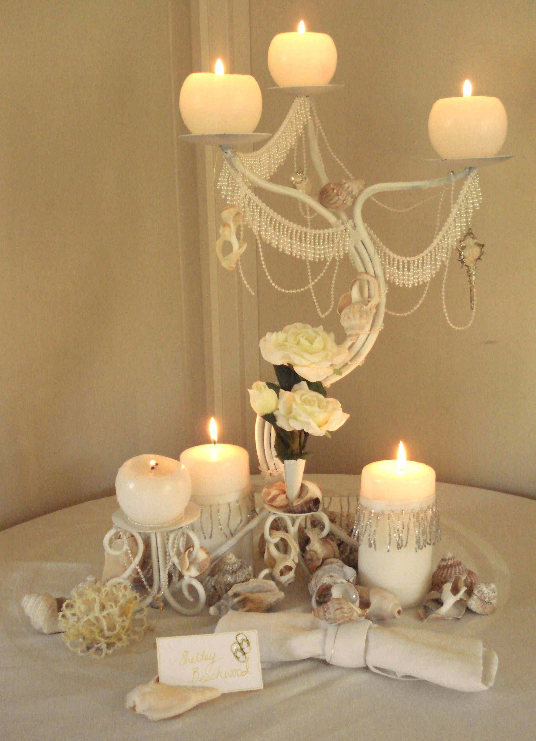 Make a fancy candelabra centerpiece for under a fiver • Offbeat Wed ...