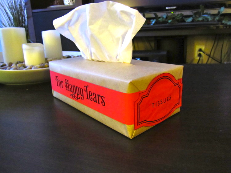 DIY wedding tissue boxes for "happy tears" • Offbeat Wed (was Offbeat ...