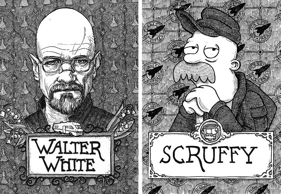 A gothic chapel Edward Gorey wedding • Offbeat Wed (was Offbeat Bride)