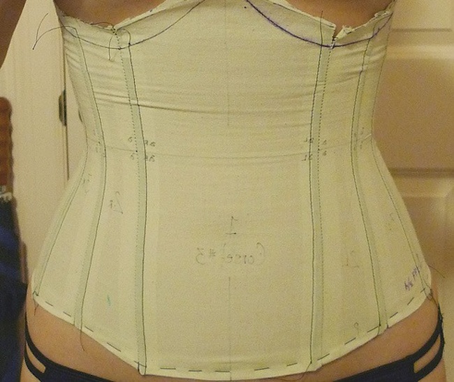 How to make a corset: DIY corset pattern, fitted exactly to you, with ...