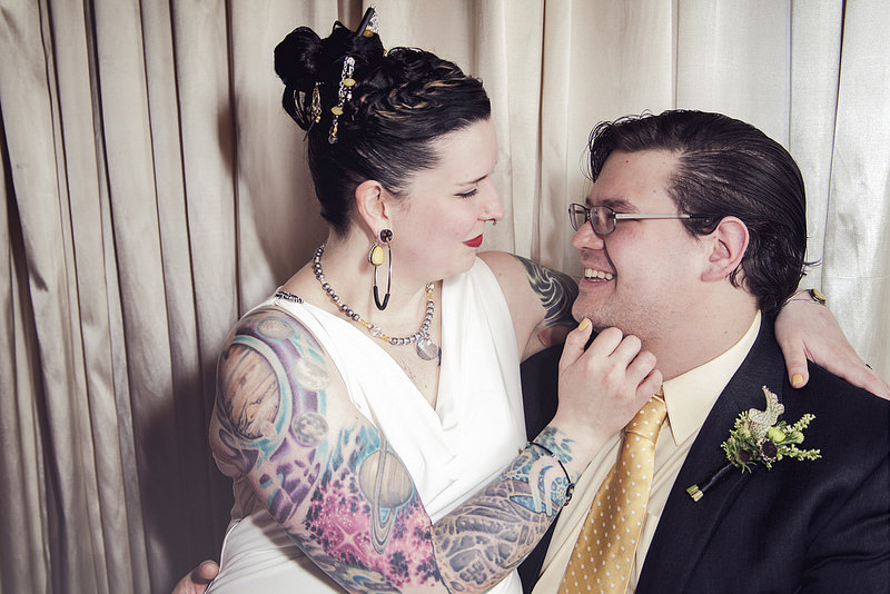 Carlee & Daniel's crafty Firefly chic wedding • Offbeat Wed (was ...