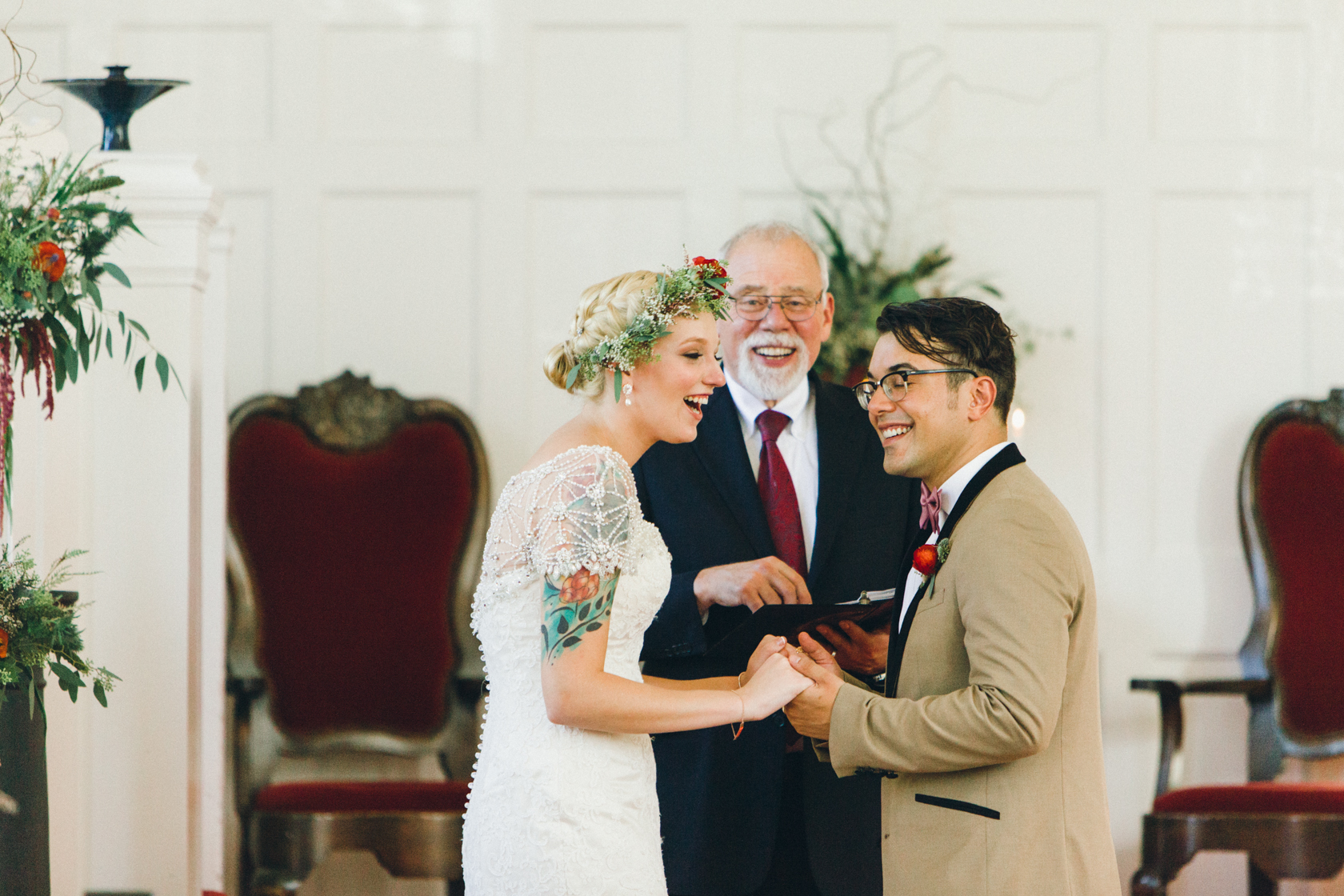 This pair shows us how to own writing personal vows