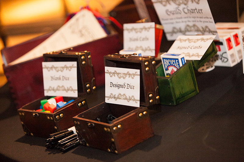 Craft a quest adventure game for your reception