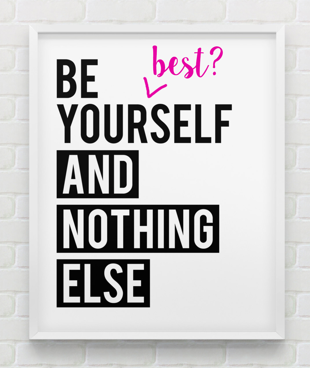 Bridal "best selves": when is too far?