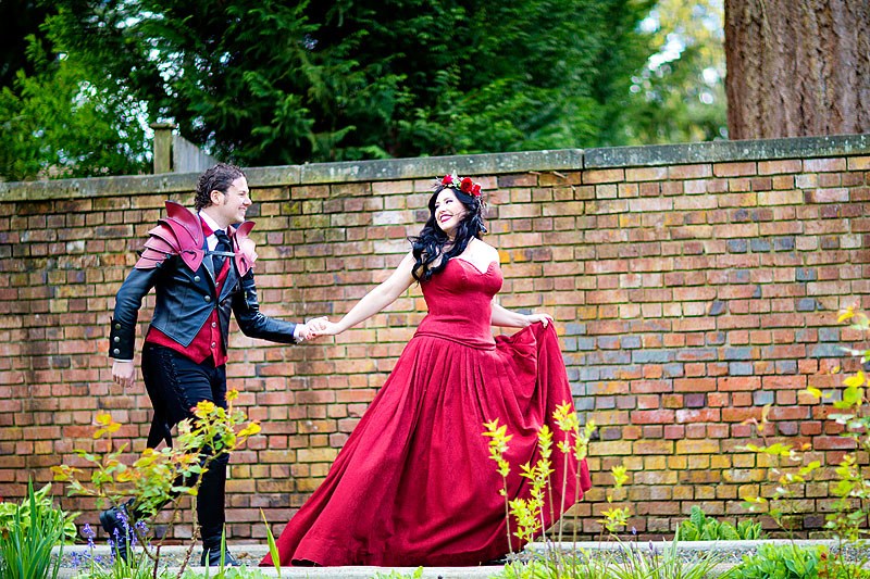 14 of our favorite red wedding dresses