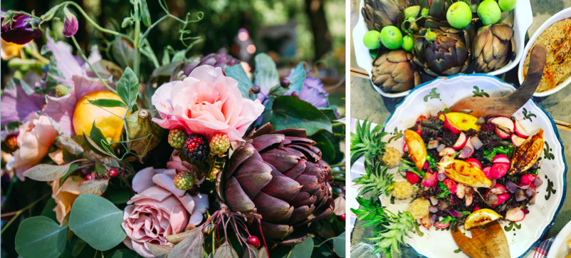 Wedding centerpieces so good you could eat them (& we did!)