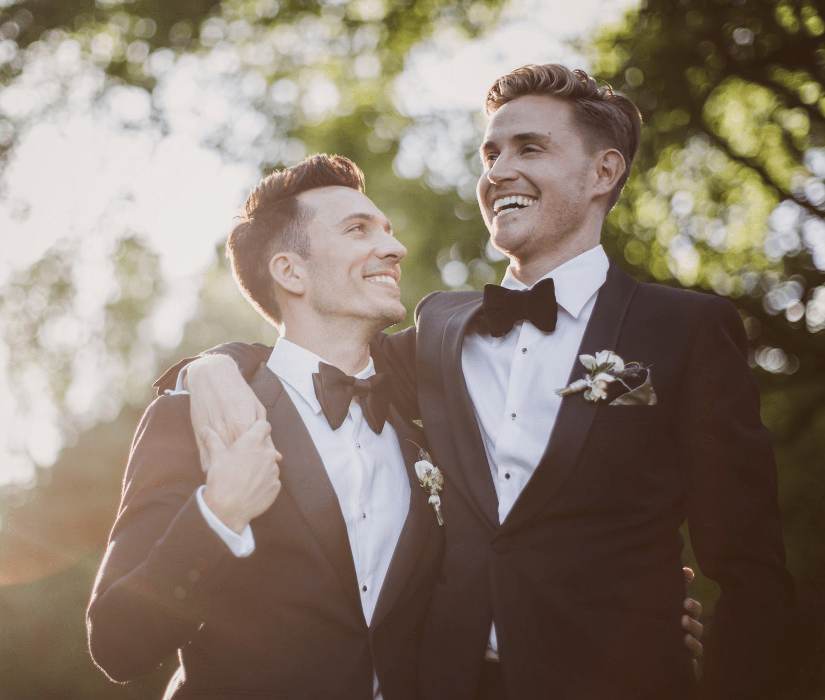 Two stunning grooms at this Cowley Manor wedding • Offbeat Wed (was ...