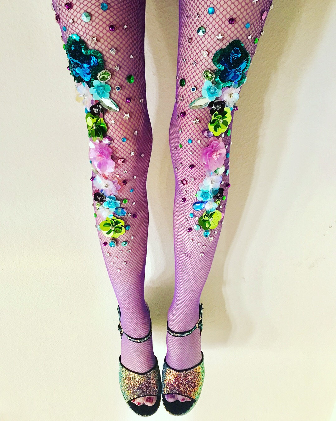 Sparkly, colorful, & super eye-catching tights for your wedding day ...