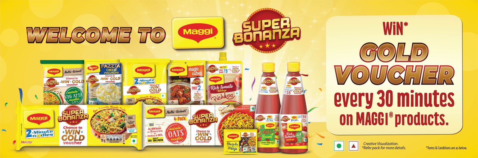 Maggi Super Bonanza LOT Number : Win Gold Worth Rs.9,999 Every 30 ...