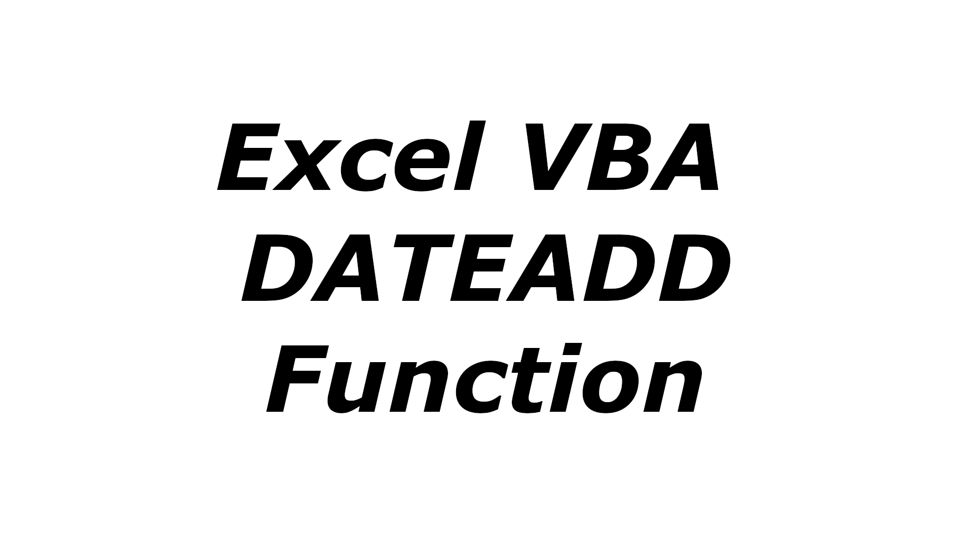 Dateadd Vba Function How To Add Date And Time Officeinsideorg