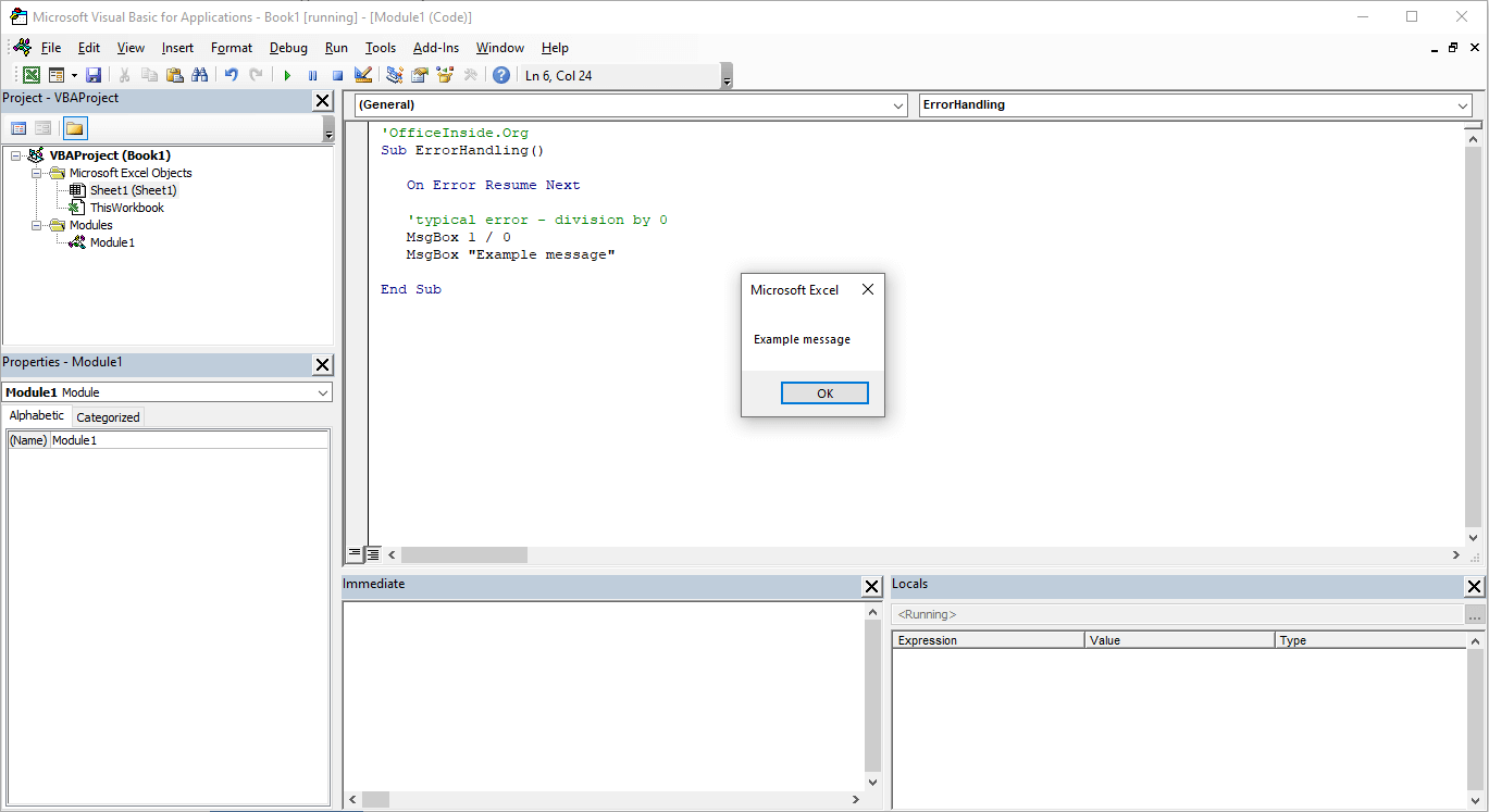 Error handling in Excel VBA - OfficeInside.Org