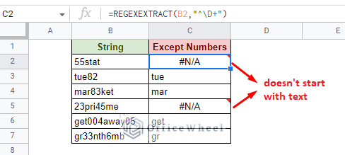 How To Remove Numbers From A String In Google Sheets