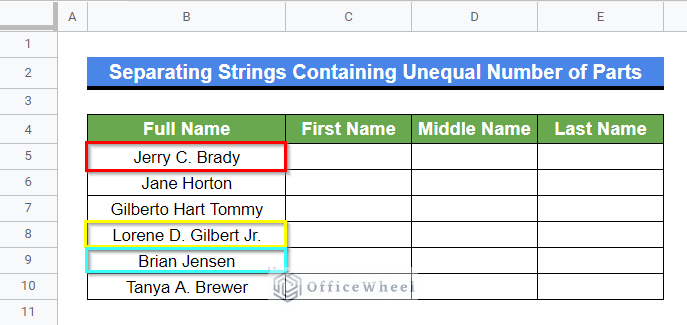 How To Split String Using Apps Script In Google Sheets