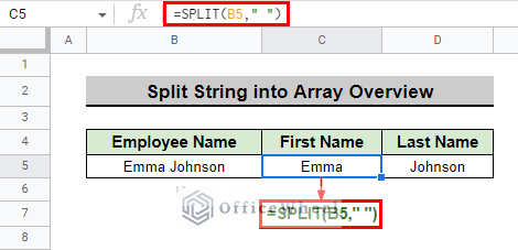 How To Split String Into Array In Google Sheets 3 Easy Methods