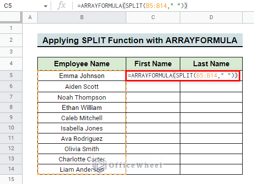 How To Split String Into Array In Google Sheets 3 Easy Methods