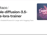 Lucataco Stable Diffusion 3 5 Large Lora Trainer Run With An Api On