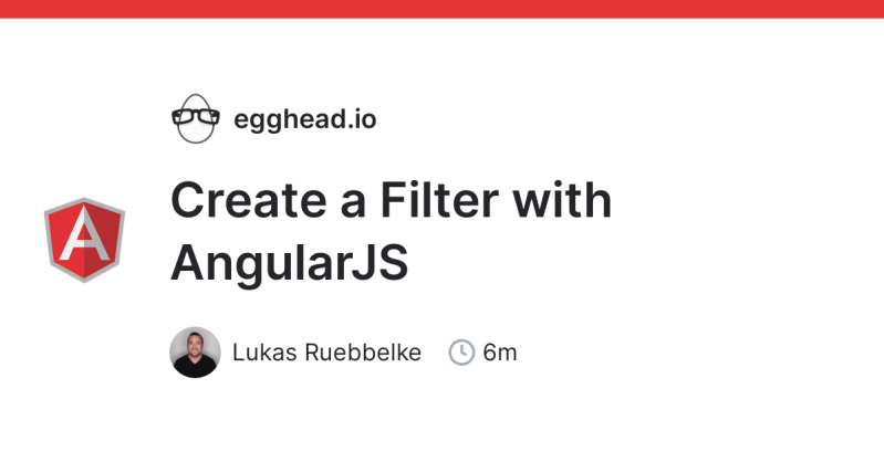 Create A Filter With Angularjs Egghead Io - Premium Abstract Wallpaper Gallery - Ultra HD