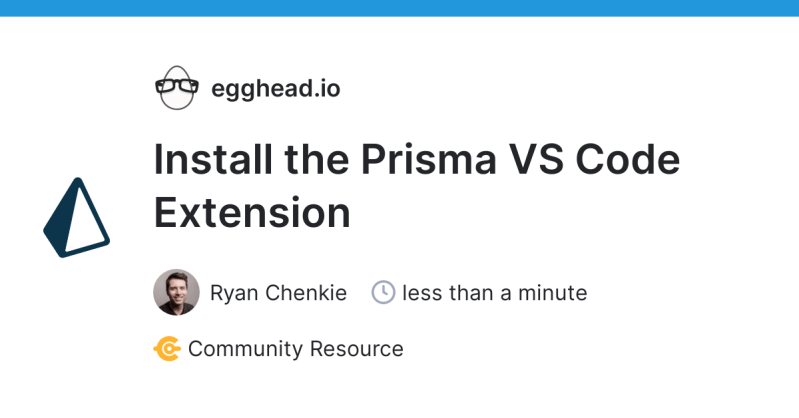 Build A Backend With Prisma In A Typescript Node Project Egghead Io - Perfect Minimal Photo - Mobile