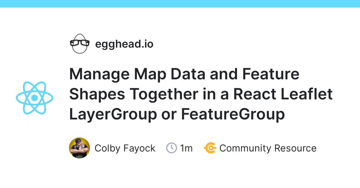 Manage Map Data And Feature Shapes Together In A React Leaflet