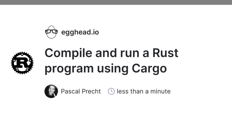 Write Your First Program With The Rust Language Egghead Io - Premium Space Texture Gallery - Mobile