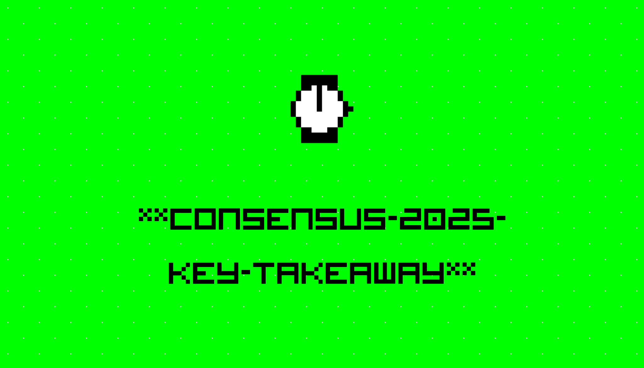 Consensus 2025 Key Takeaway Stories Hackernoon