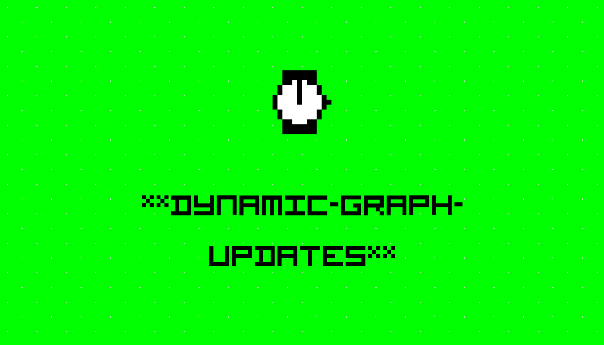 Dynamic Graph Updates Stories Hackernoon