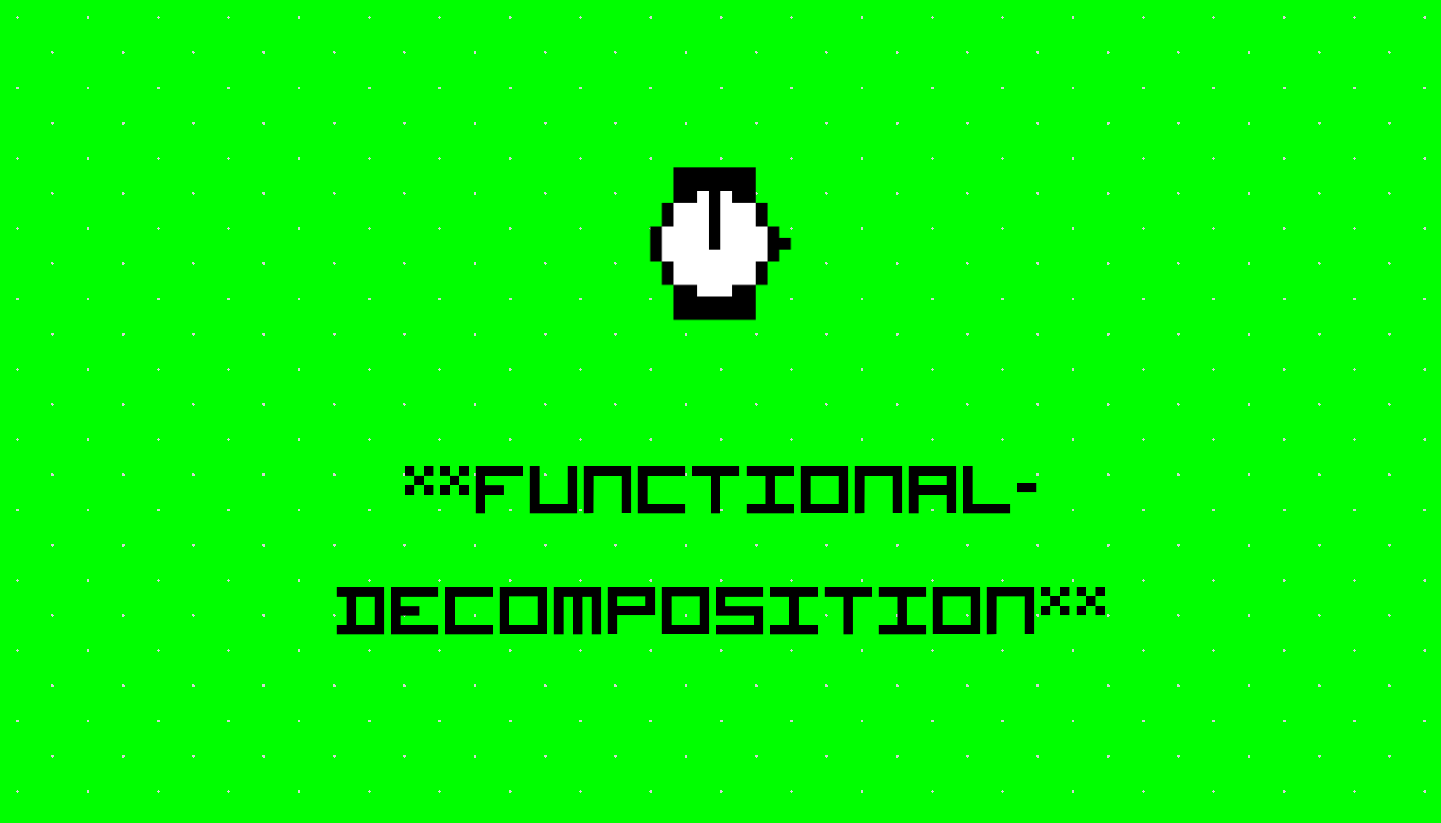 Functional Decomposition Stories Hackernoon