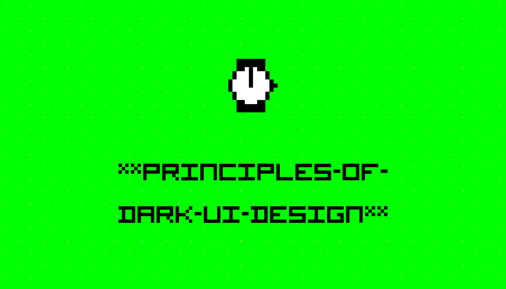 Principles Of Dark Ui Design Stories Hackernoon
