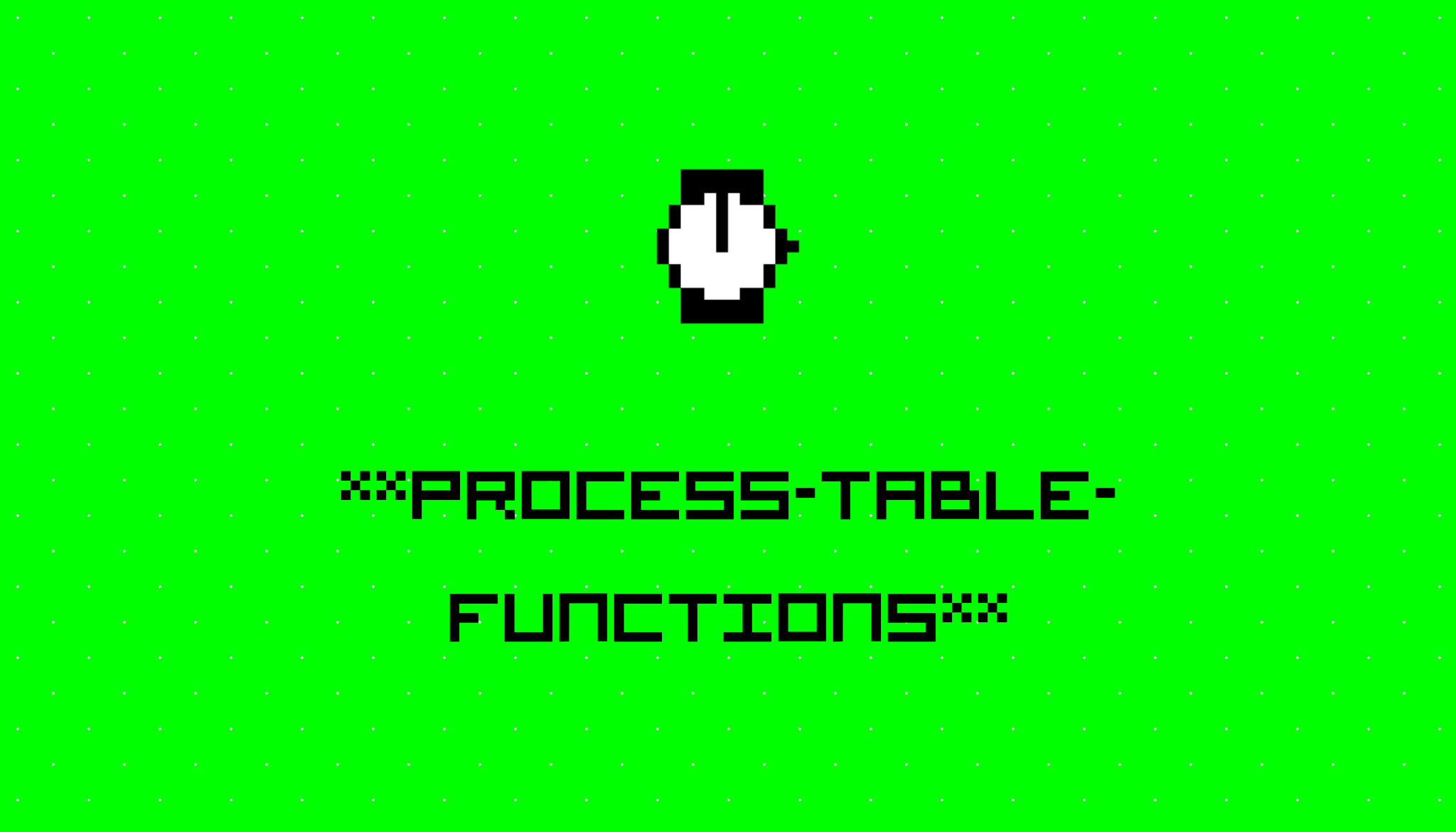 Process Table Functions Stories Hackernoon