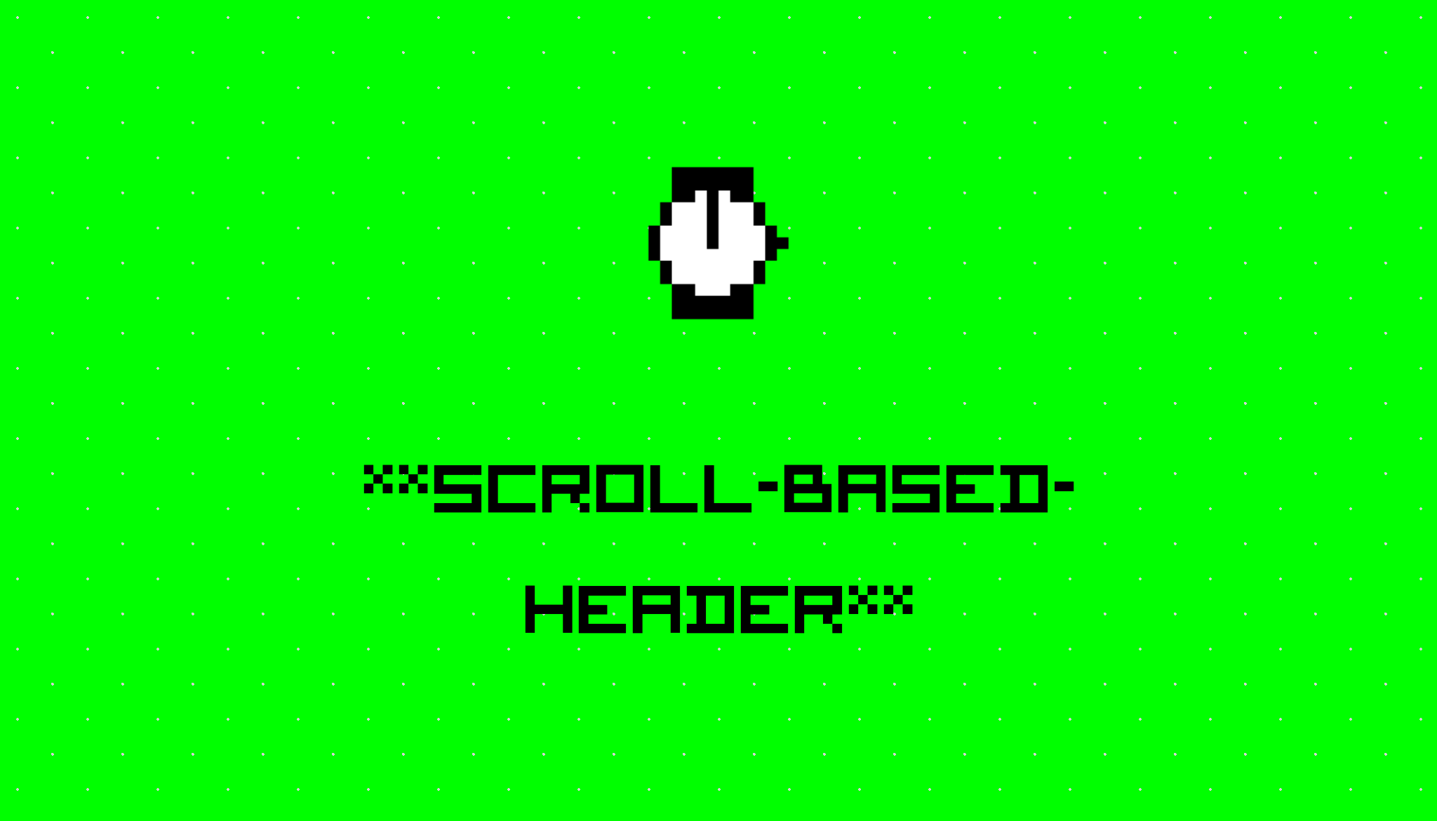 Scroll Based Header Stories Hackernoon