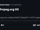 Git Ffmpeg Org Git Daily Dev