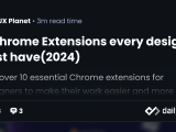 10 Chrome Extensions Every Designer Must Have 2024 Daily Dev