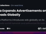 Meta Expands Advertisements On Threads Globally Daily Dev