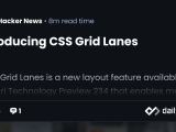 Introducing Css Grid Lanes Daily Dev