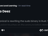 Sudo Deez Daily Dev